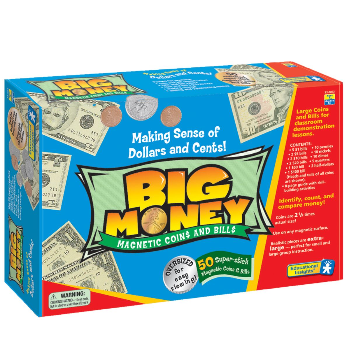 Big Money Magnetic Coins And Bills Set