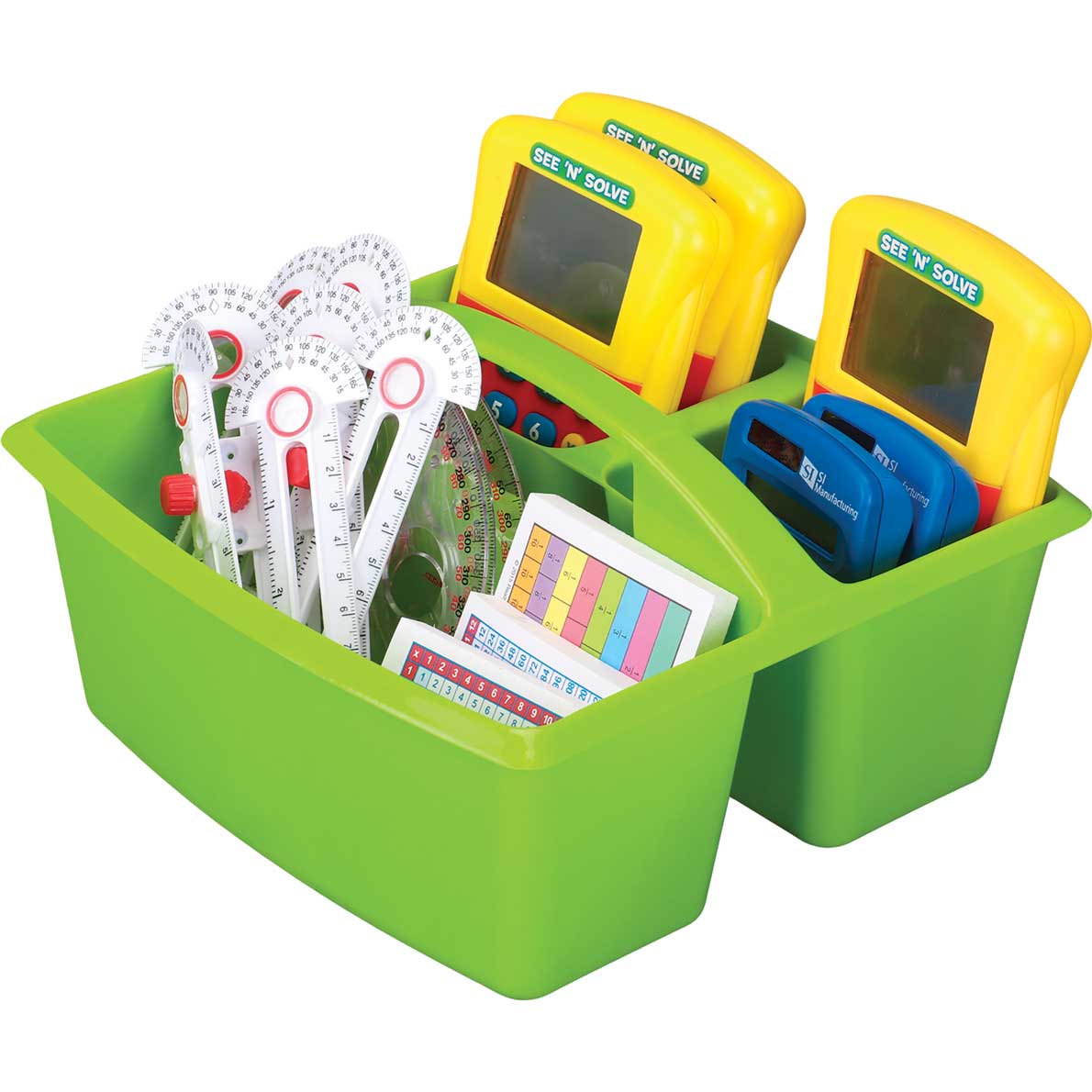 Three-Compartment Caddies with Handle