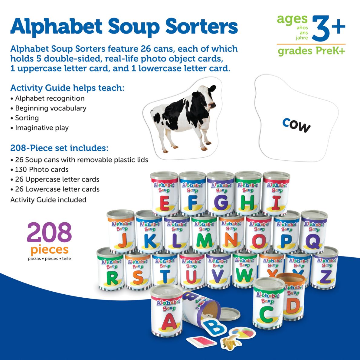 Alphabet Soup Sorters - 192 pieces