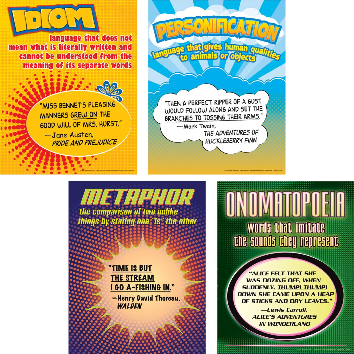 Author's Craft: Creative Language Posters Set