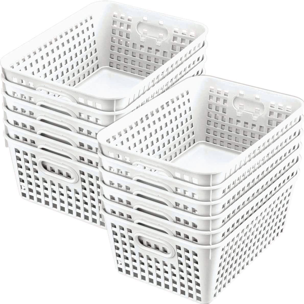 Really Good Stuff® Book Baskets - Large Rectangle - 12 baskets