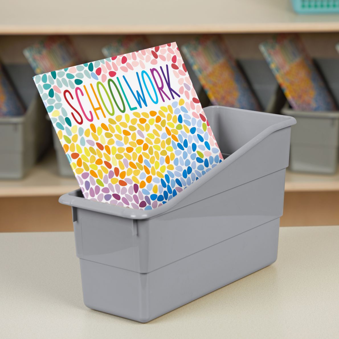 Durable Book And Binder Holders - 12 pack