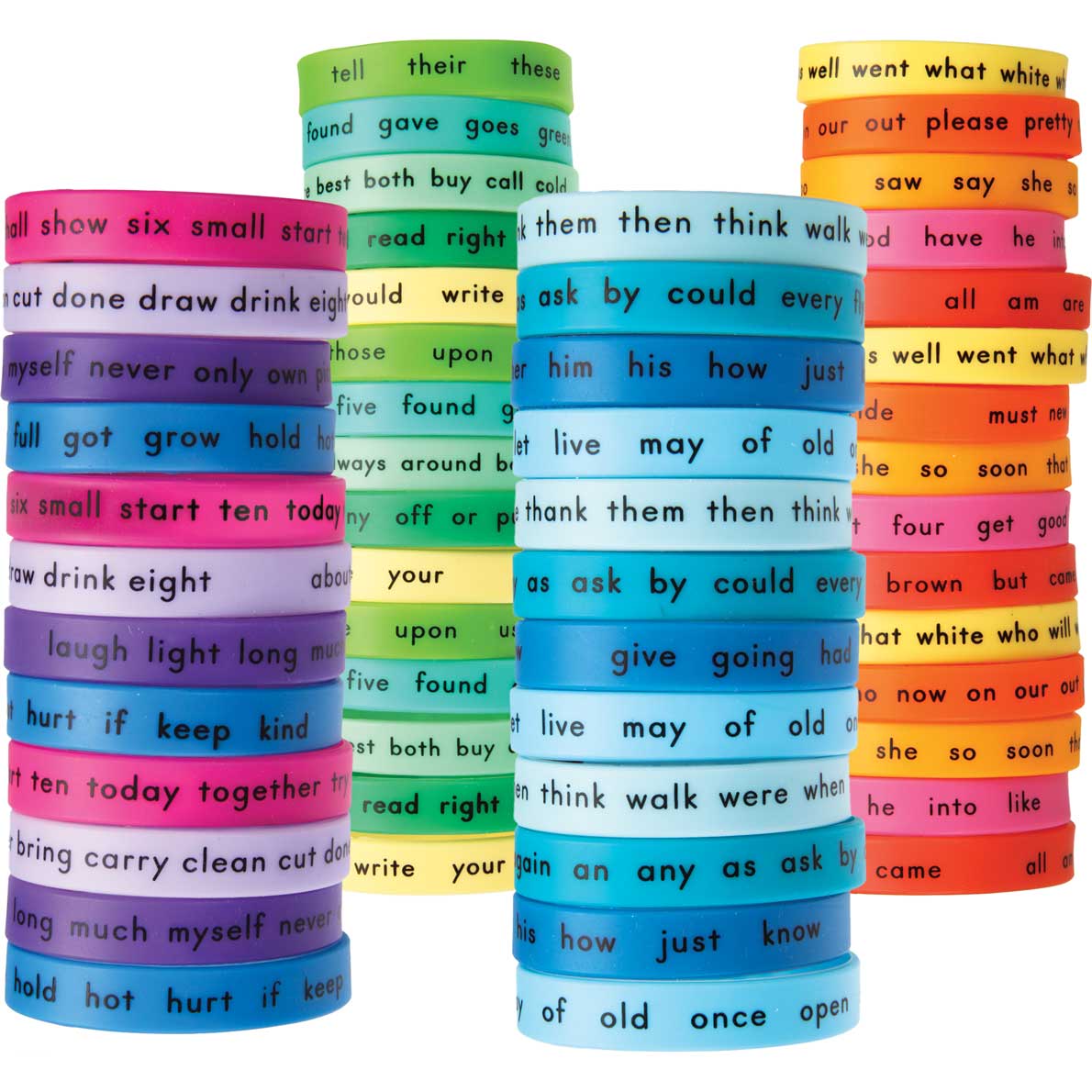 Sight Word Bracelets Set