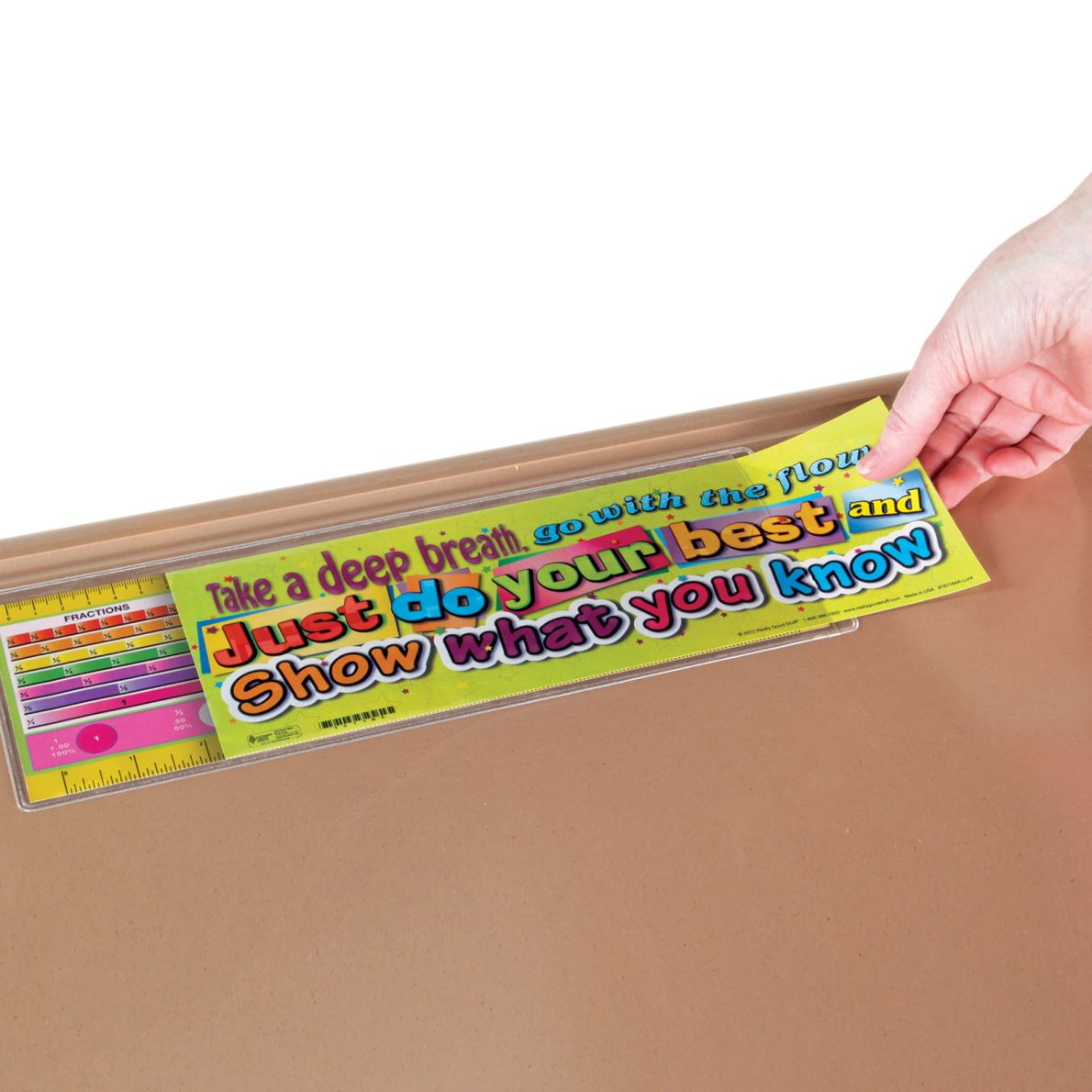 Really Good Stuff® Desktop Helper™ Cardstock Testing Inserts with Words ...