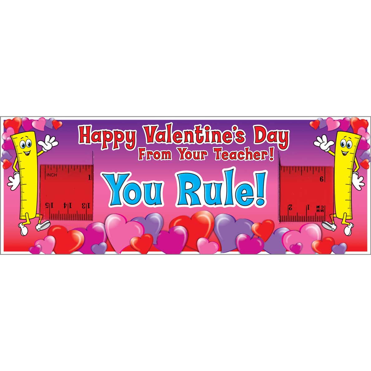 You Rule! Valentine's Day Cards And Rulers