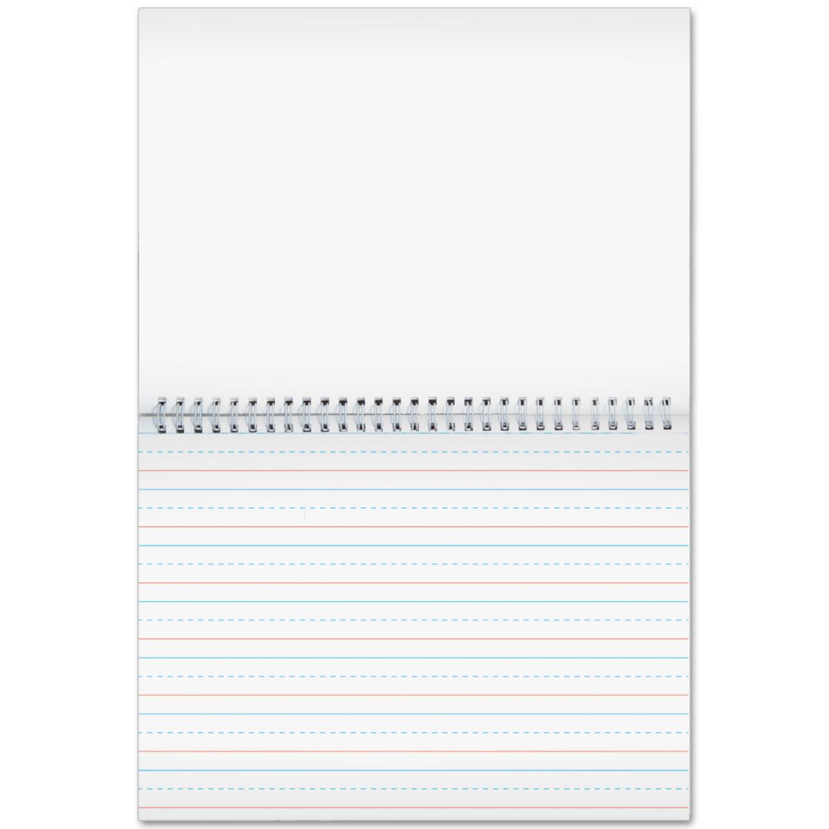 Deluxe Spiral Landscape Writing Journals (Teal Star Cover) - 112 Pages