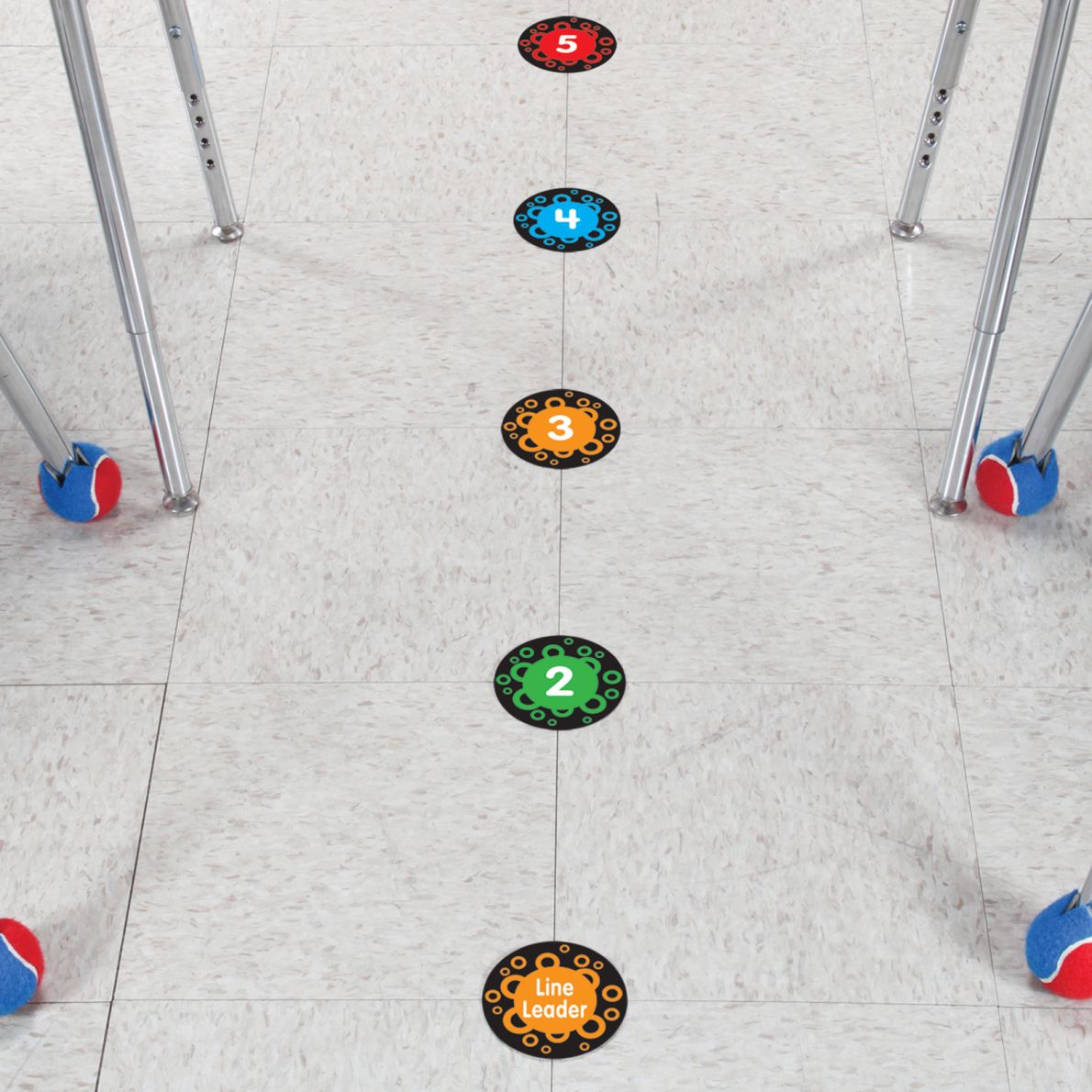 Really Good Stuff® EZ Stick™ Classroom Line-Up Helpers - 36 decals