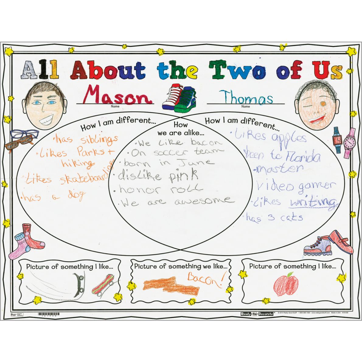 Ready-To-Decorate® All About The Two Of Us Posters - 24 posters