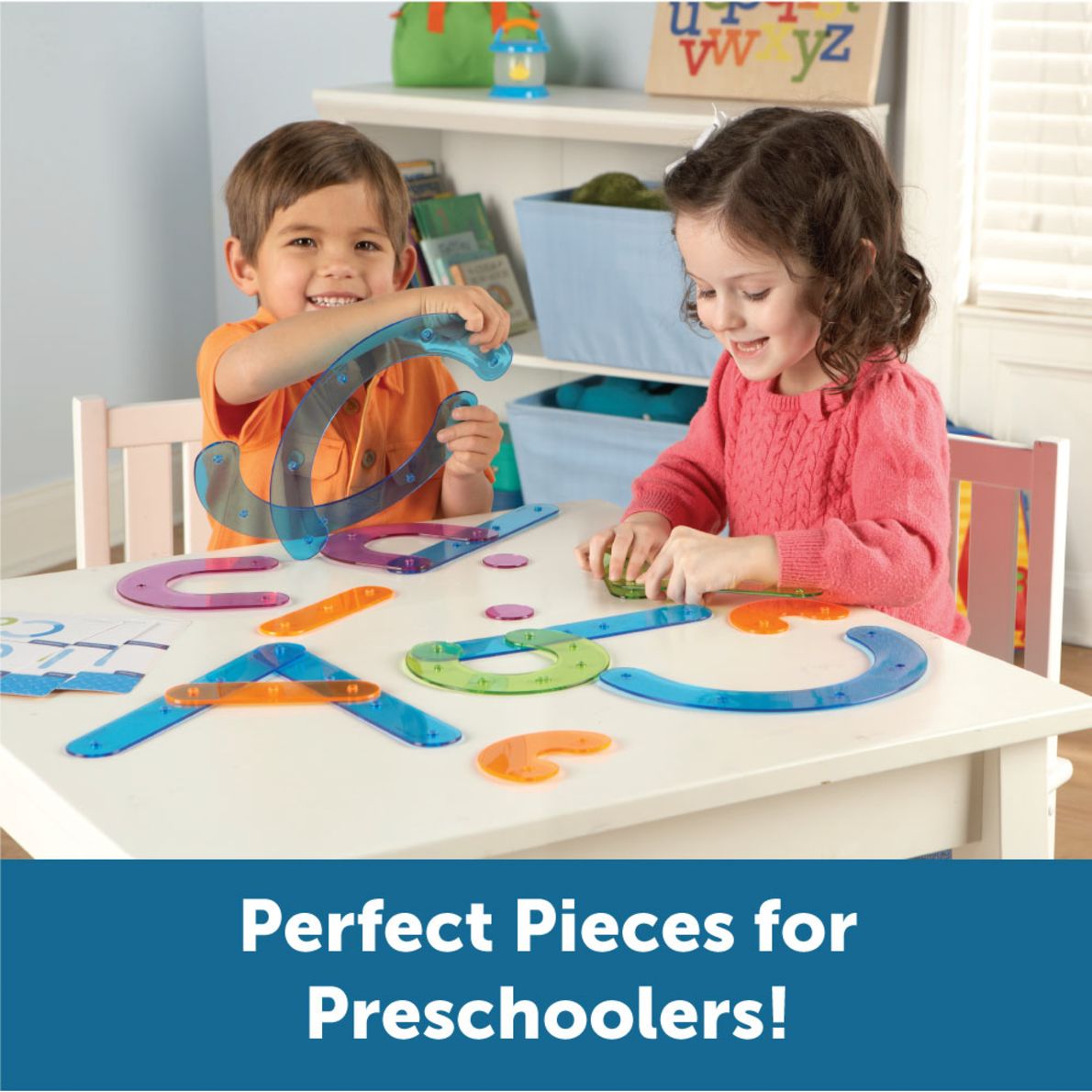 Letter Construction Activity Set – 73 Pieces