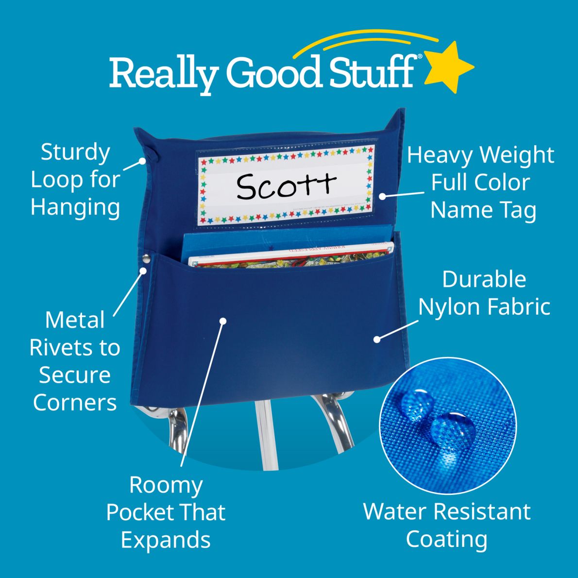 Store More® Grouping Chair Pockets - Set Of 32