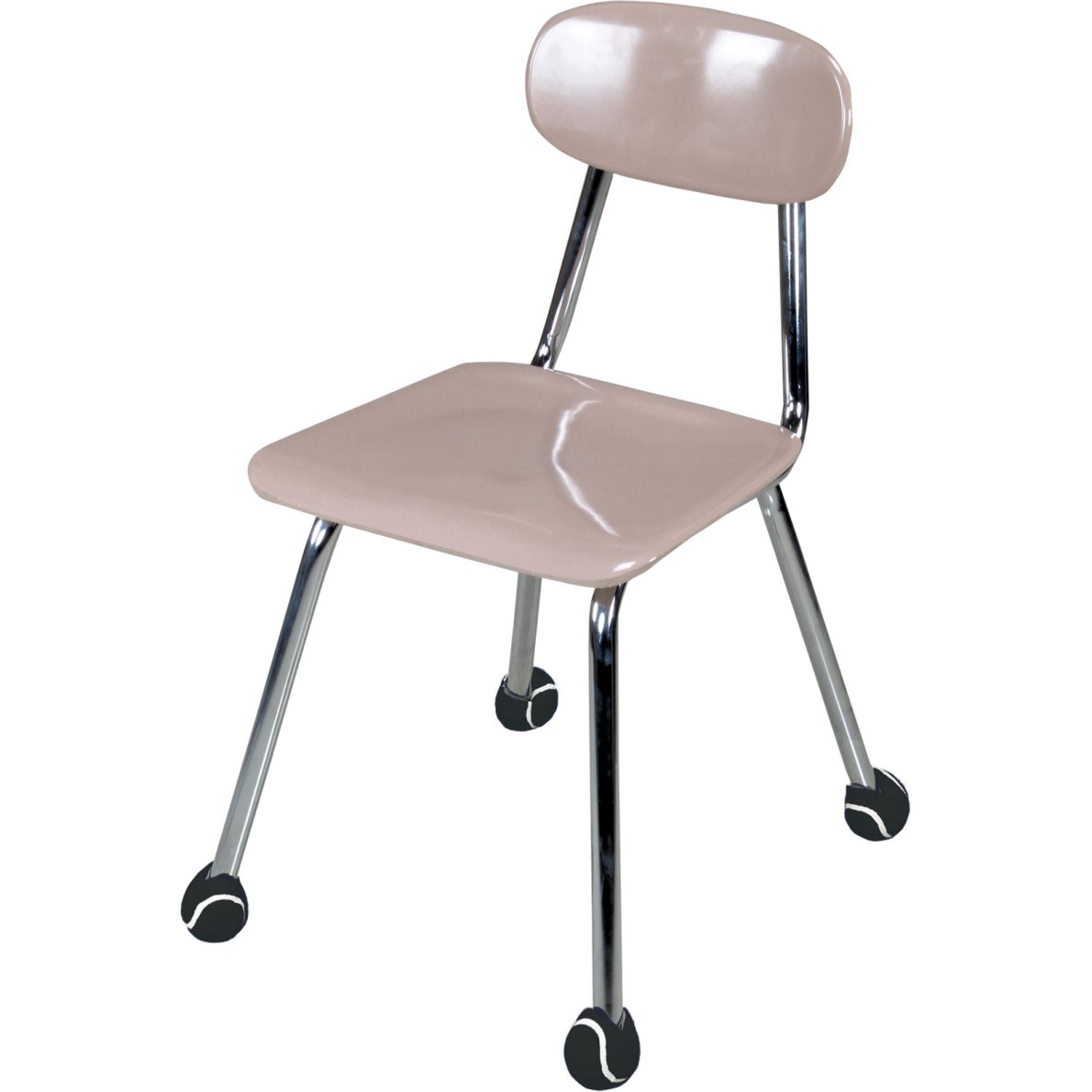 Really Good Stuff® Quiet Chair Stay-Put Foot Covers - Set Of 144 - Black