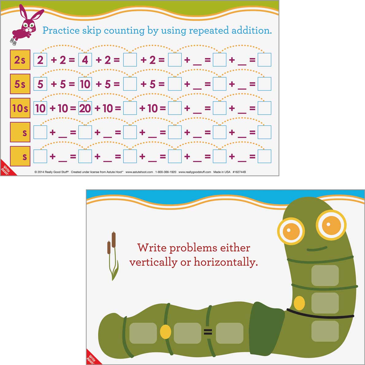 Astute Hoot™ Math Problem-Solving Mats