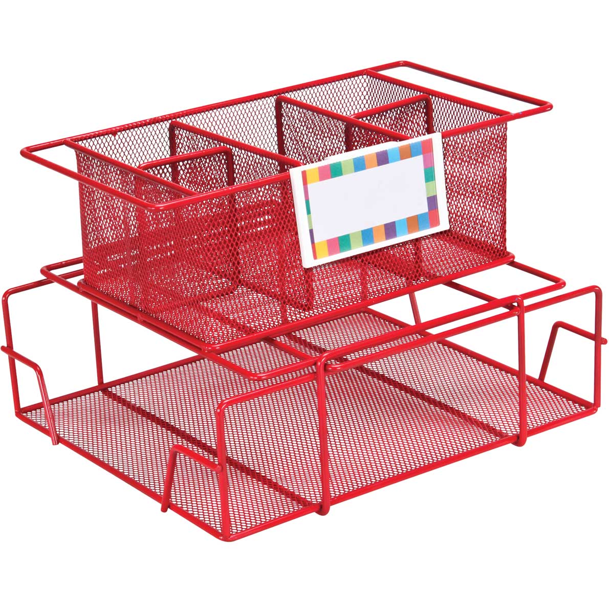 Wire Works Group Materials Caddies™ With Label Holders - Set Of 4 ...