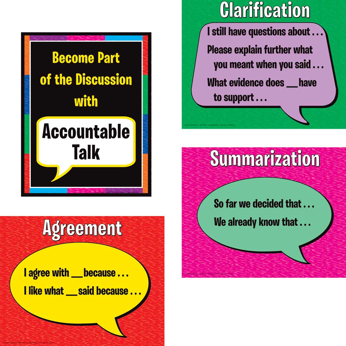 Accountable Talk Posters Set