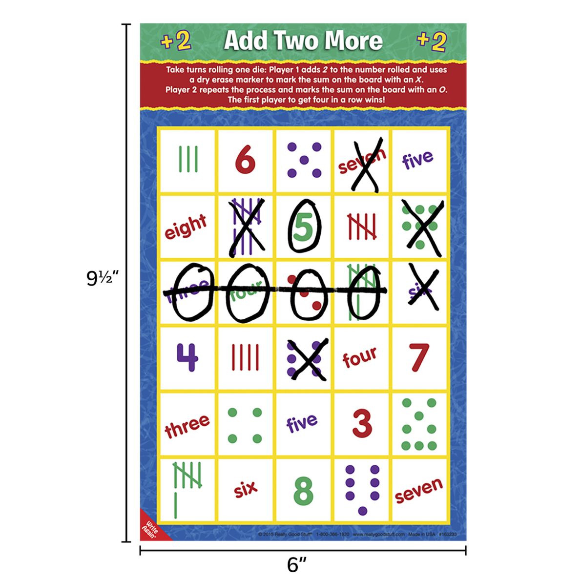 Math Mats Dice Games – 12 Mats