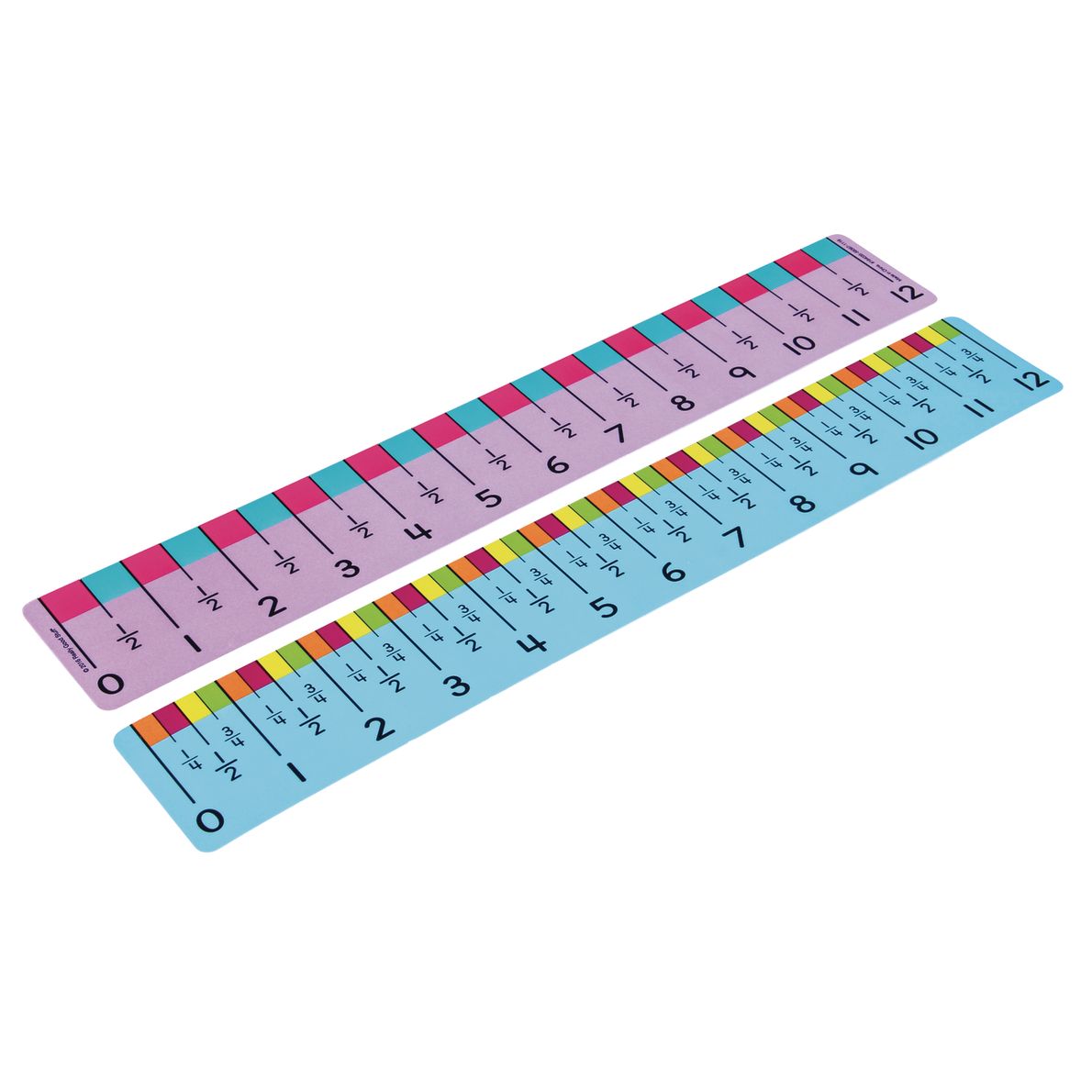 Marked Measurement Rulers - 6 rulers
