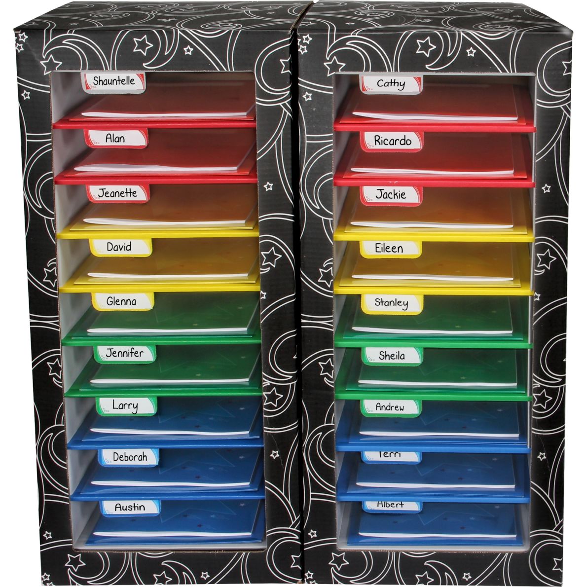 Really Good Stuff® Classroom Mail Center™ - 18 Slot, 4 Color Grouping ...