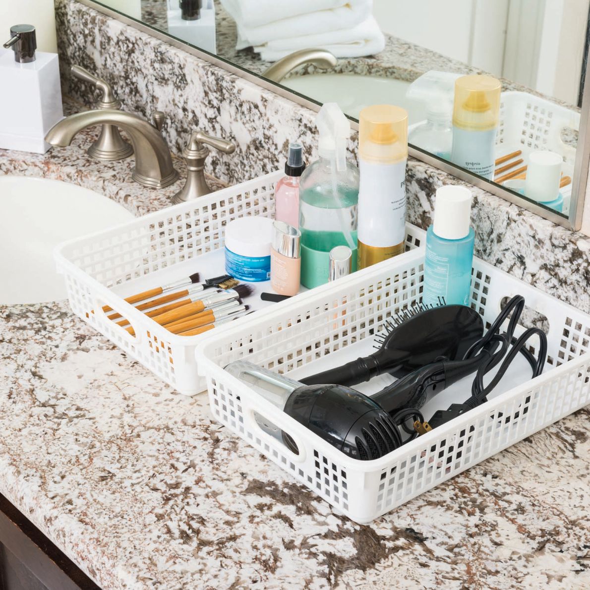 Classroom Paper Baskets - Neutral Colors - 4 baskets