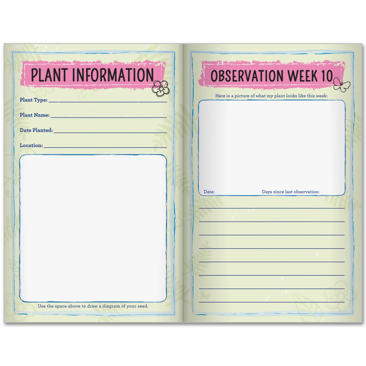 Plant Observation Journals - 24 journals