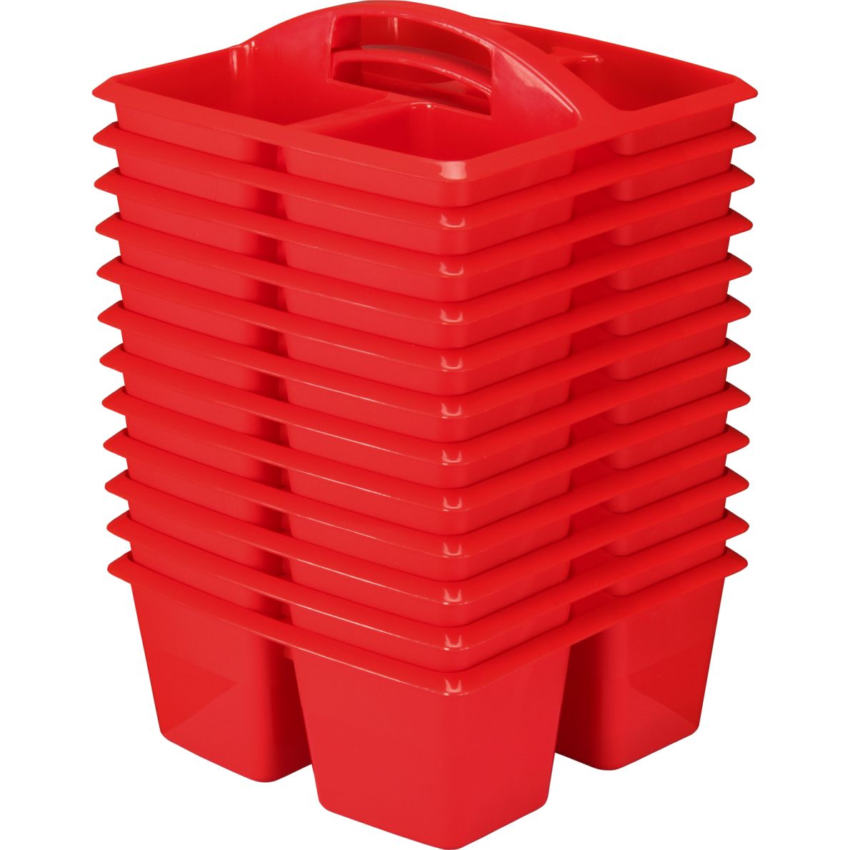Four Equal Compartments Caddies - Set Of 12