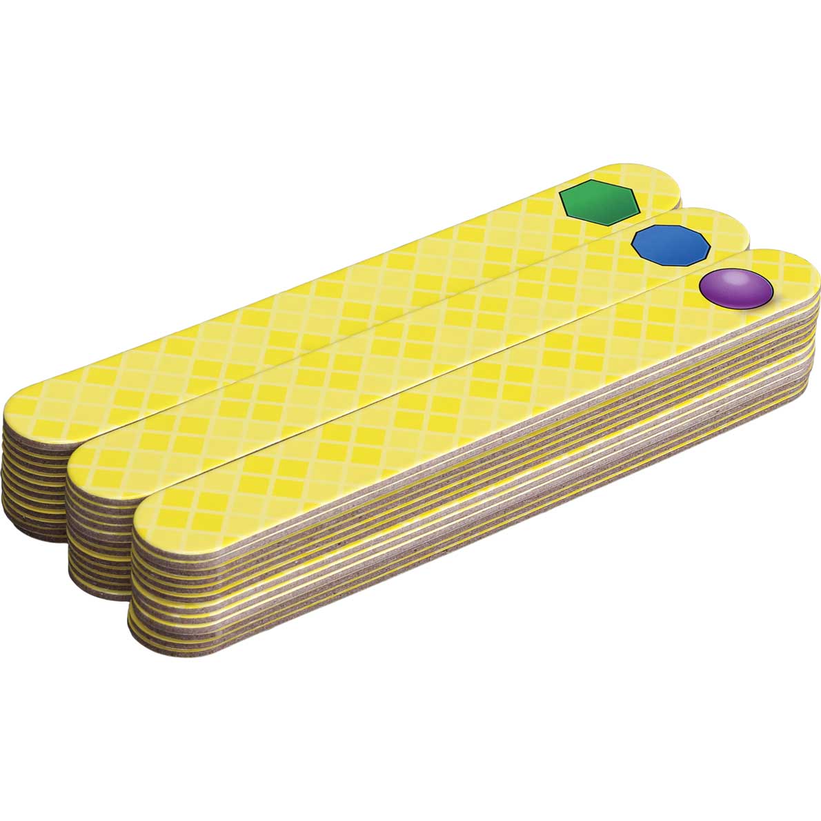 Sorting Sticks - 2-D And 3-D Shapes