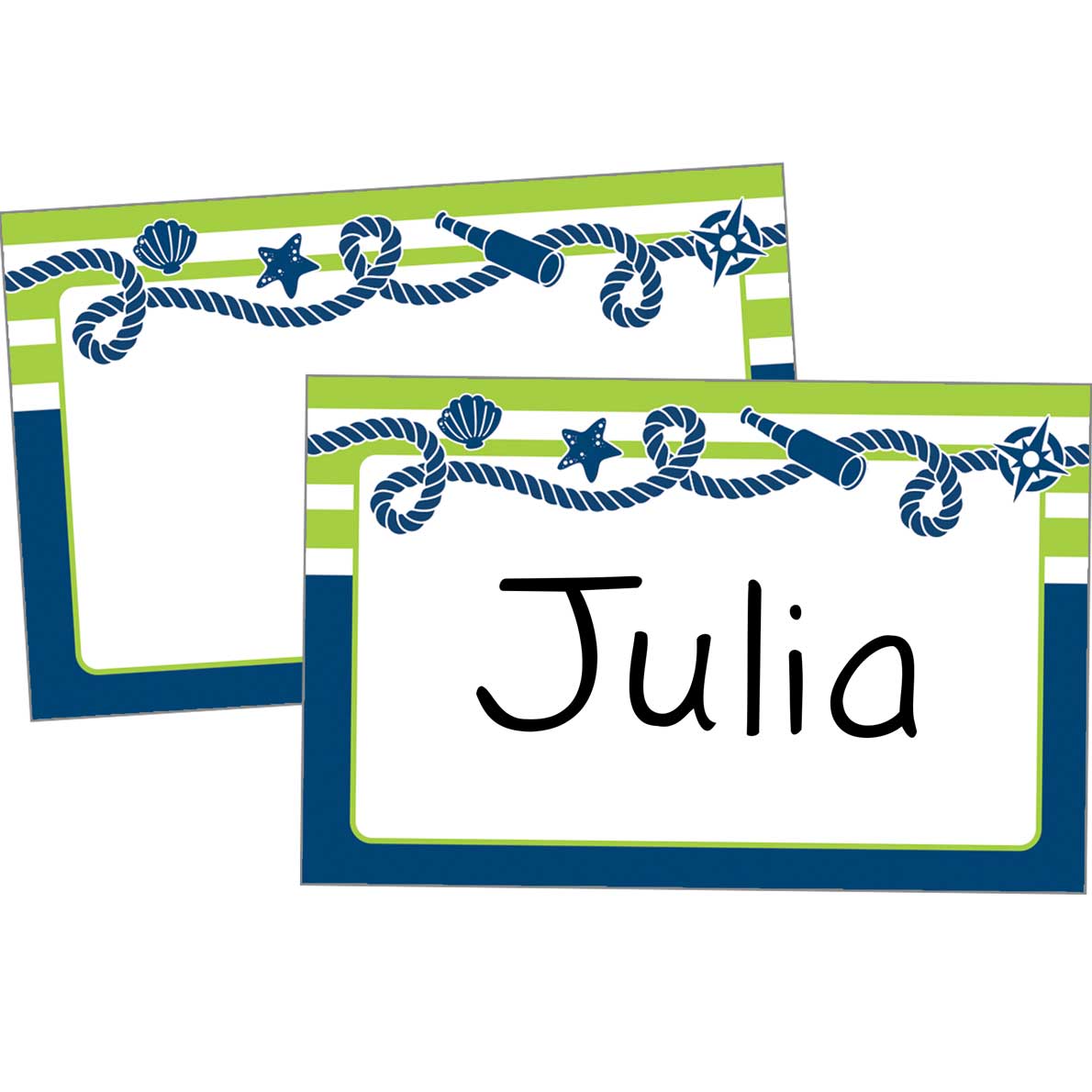 Nautical Durable Book And Binder Bins