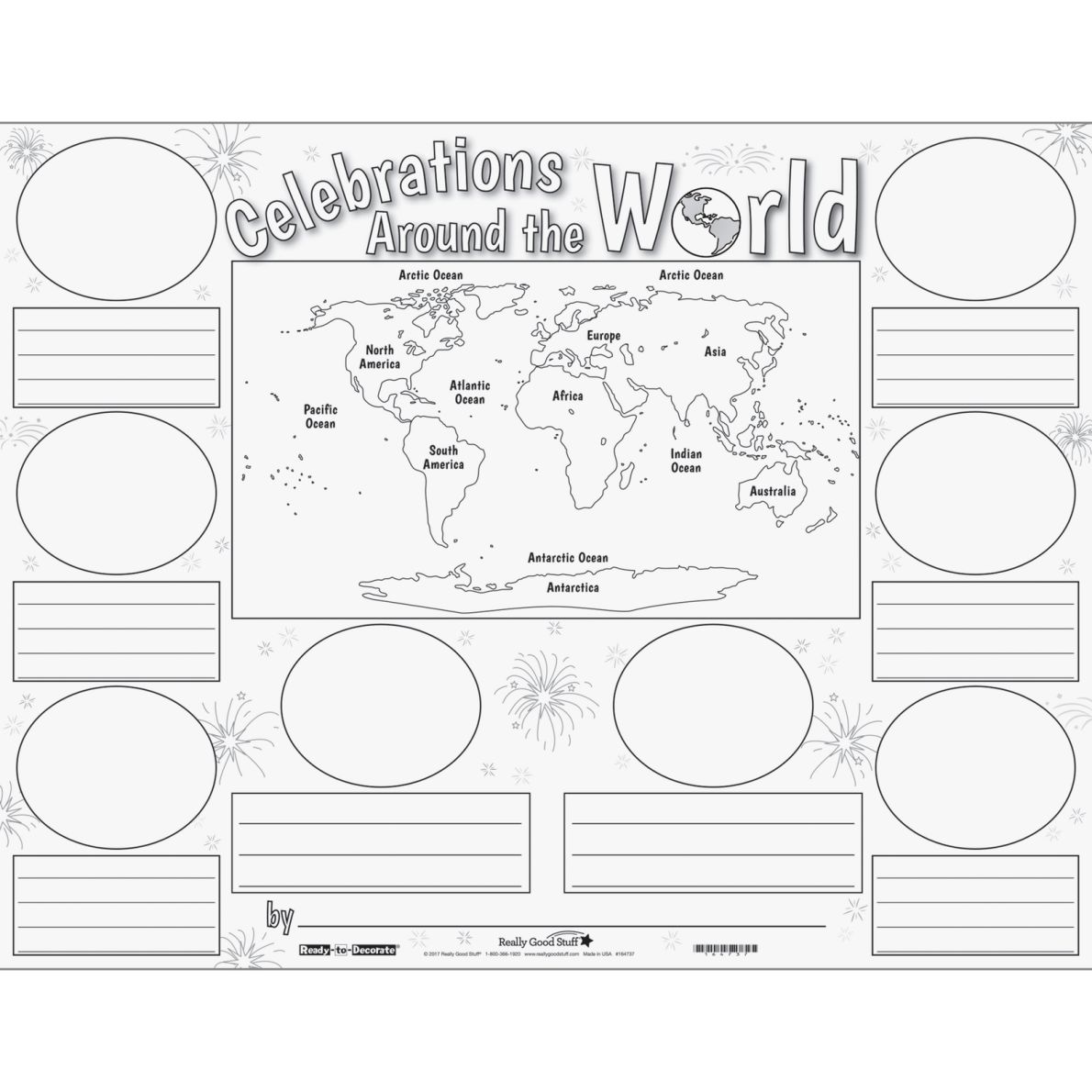 Ready-To-Decorate® Celebrations Around The World Posters - 24 posters