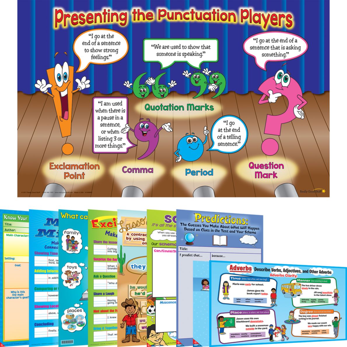 Space-Saver Poster Pack - Primary ELA