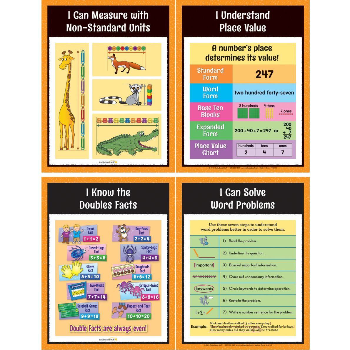 Math Center Work Office Cards - Grade 2 - 30 cards