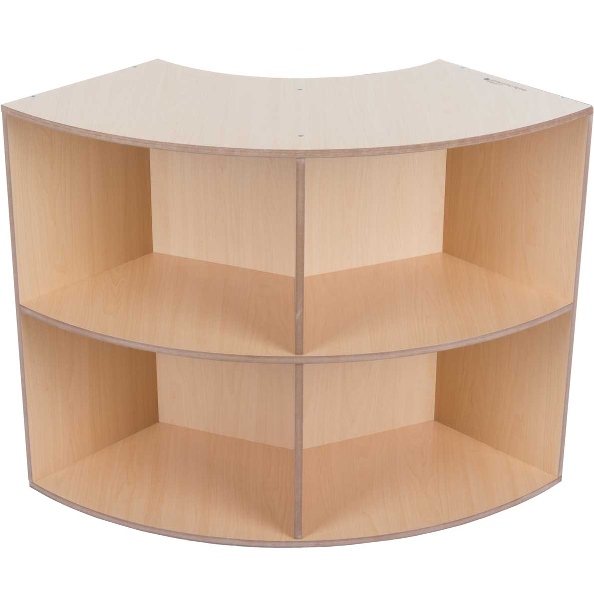 Curved Bookshelf - Oak