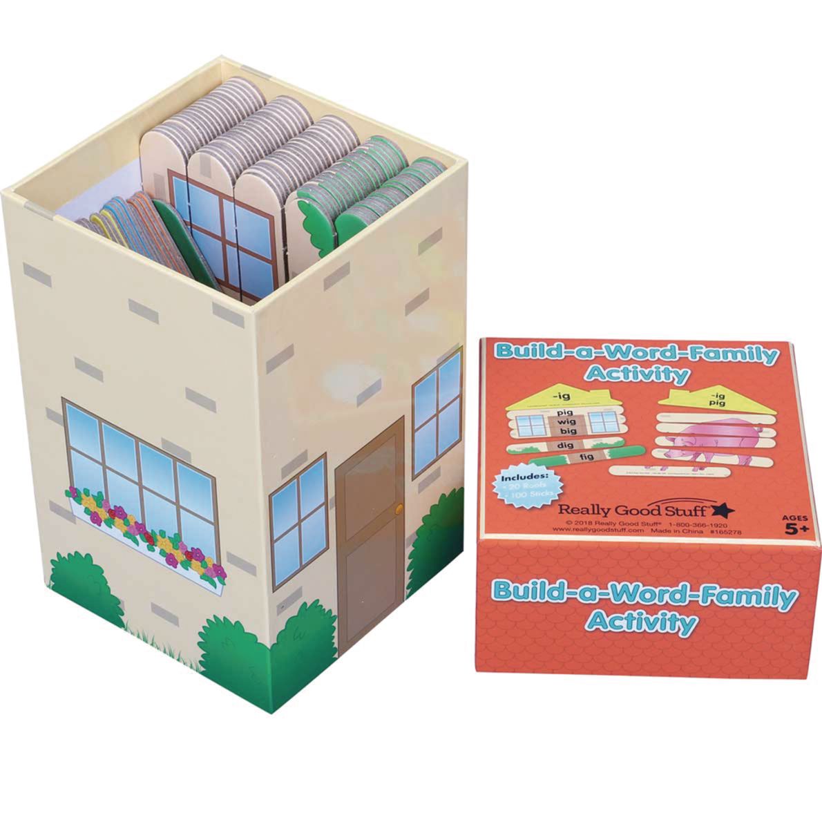 Build-A-Word-Family Activity - 20 puzzles