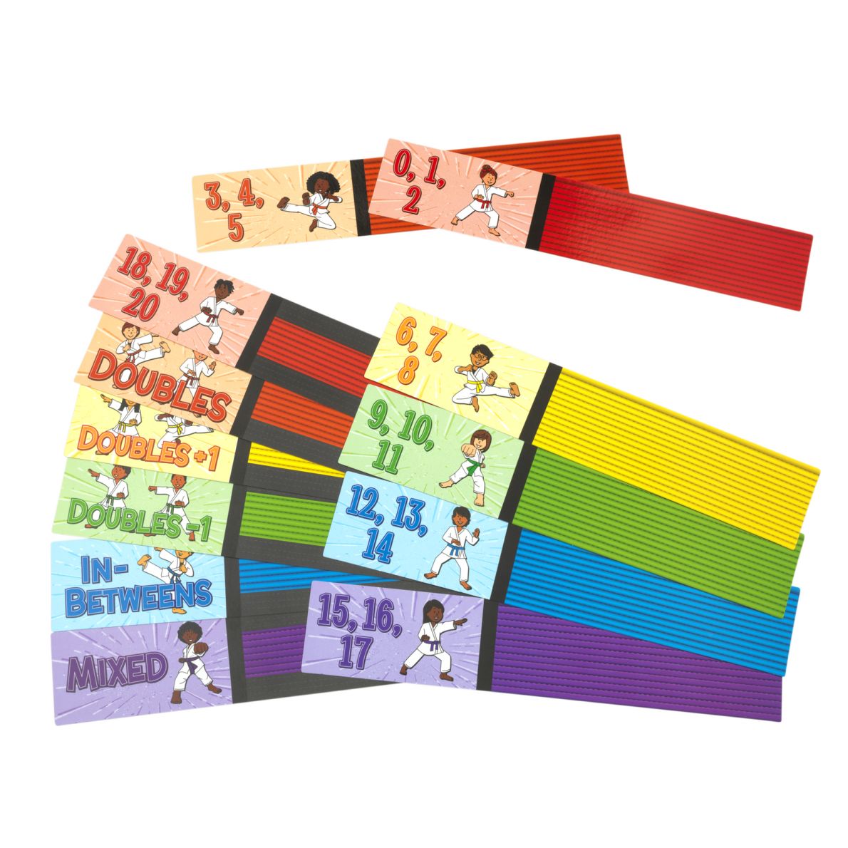 Really Good Stuff® Math Facts Karate System – Addition and Subtraction ...