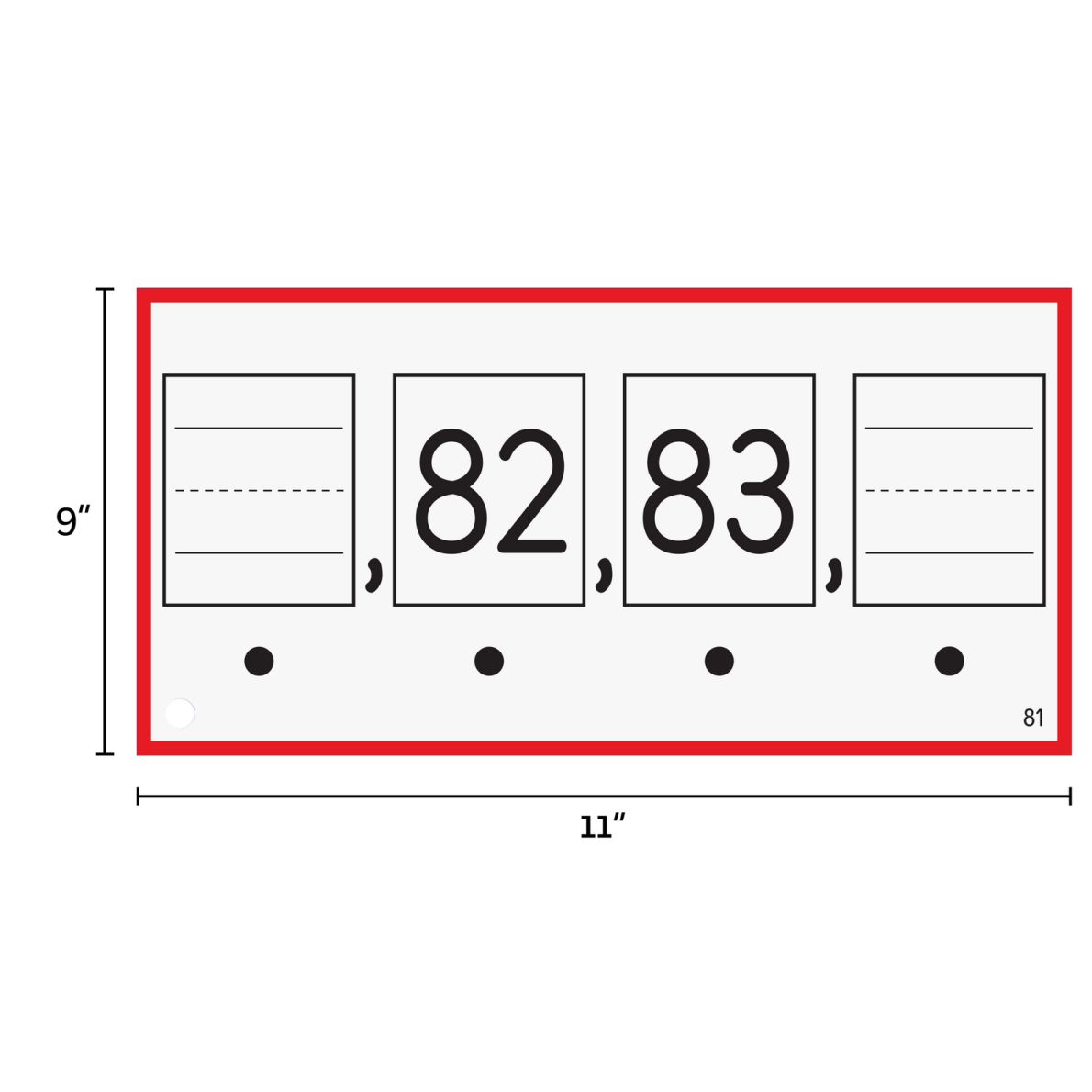 Tap and Write Missing Numbers - 123 cards