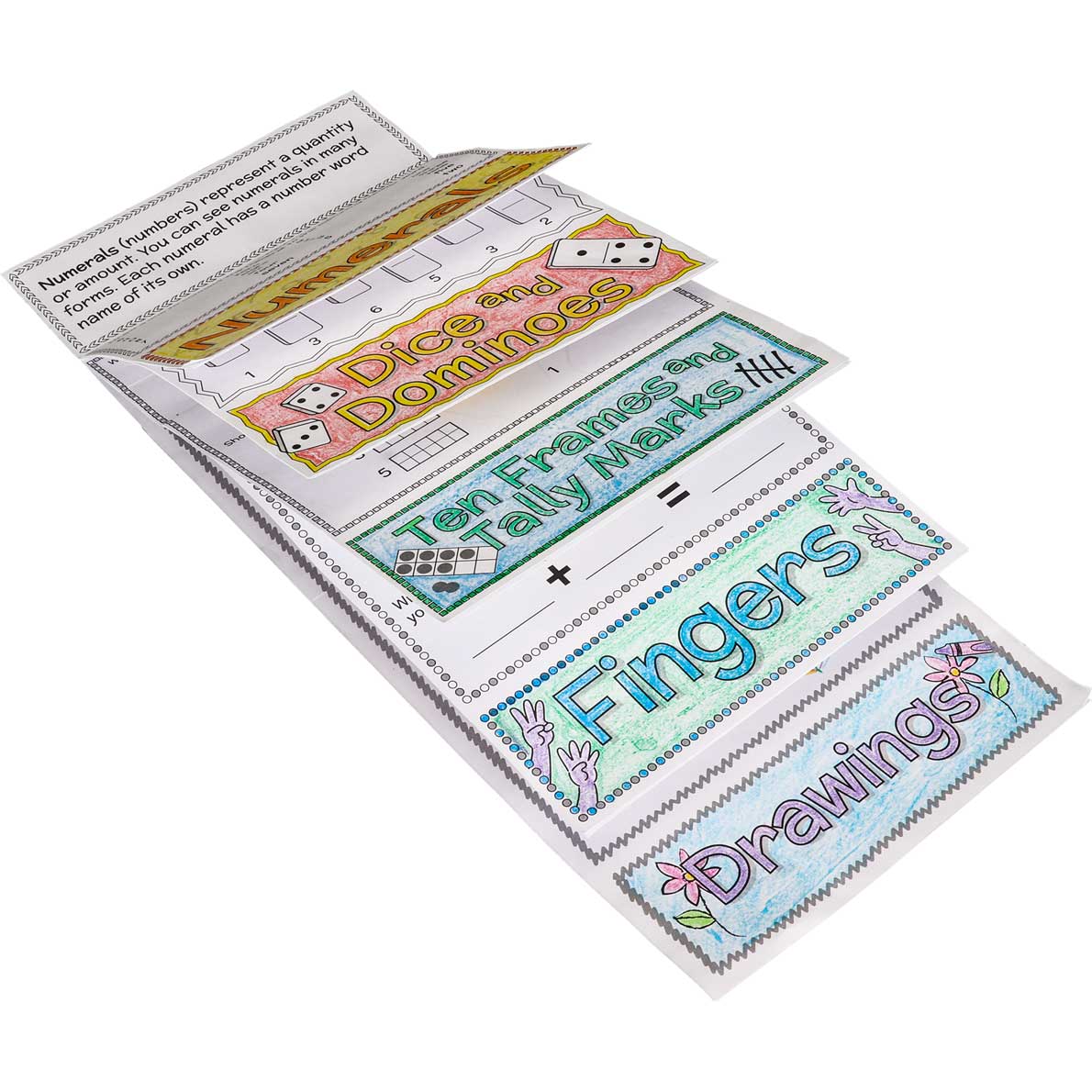 Build-Your-Own Flip Books™ - Subitizing - 24 flip books