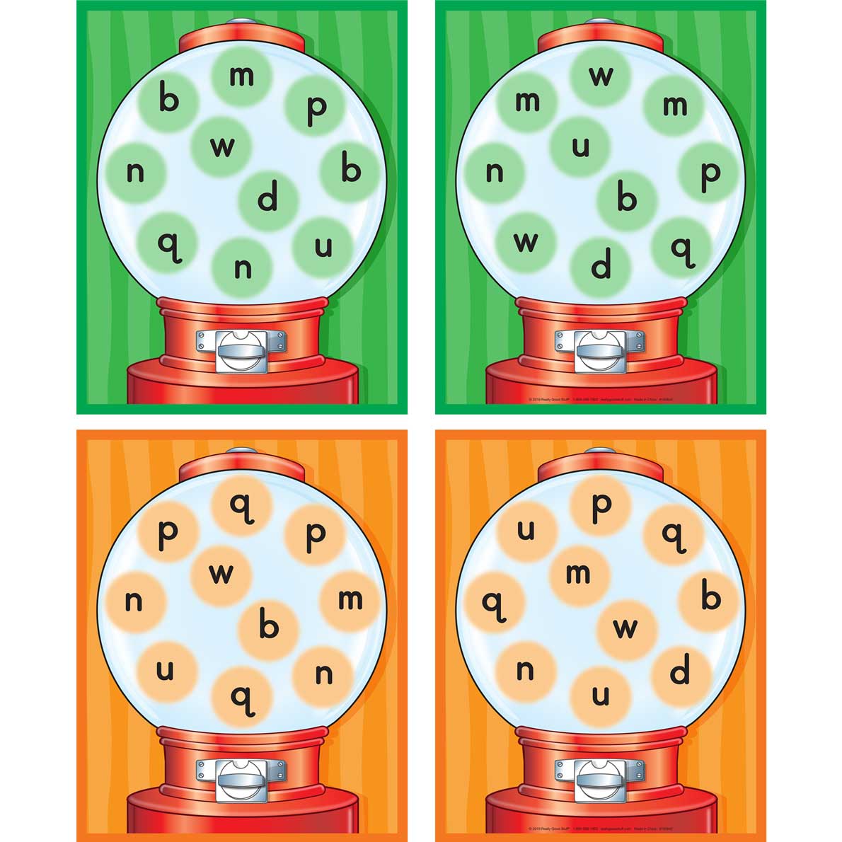 Really Good Stuff® Letter Reversal Gumball Game - 1 game