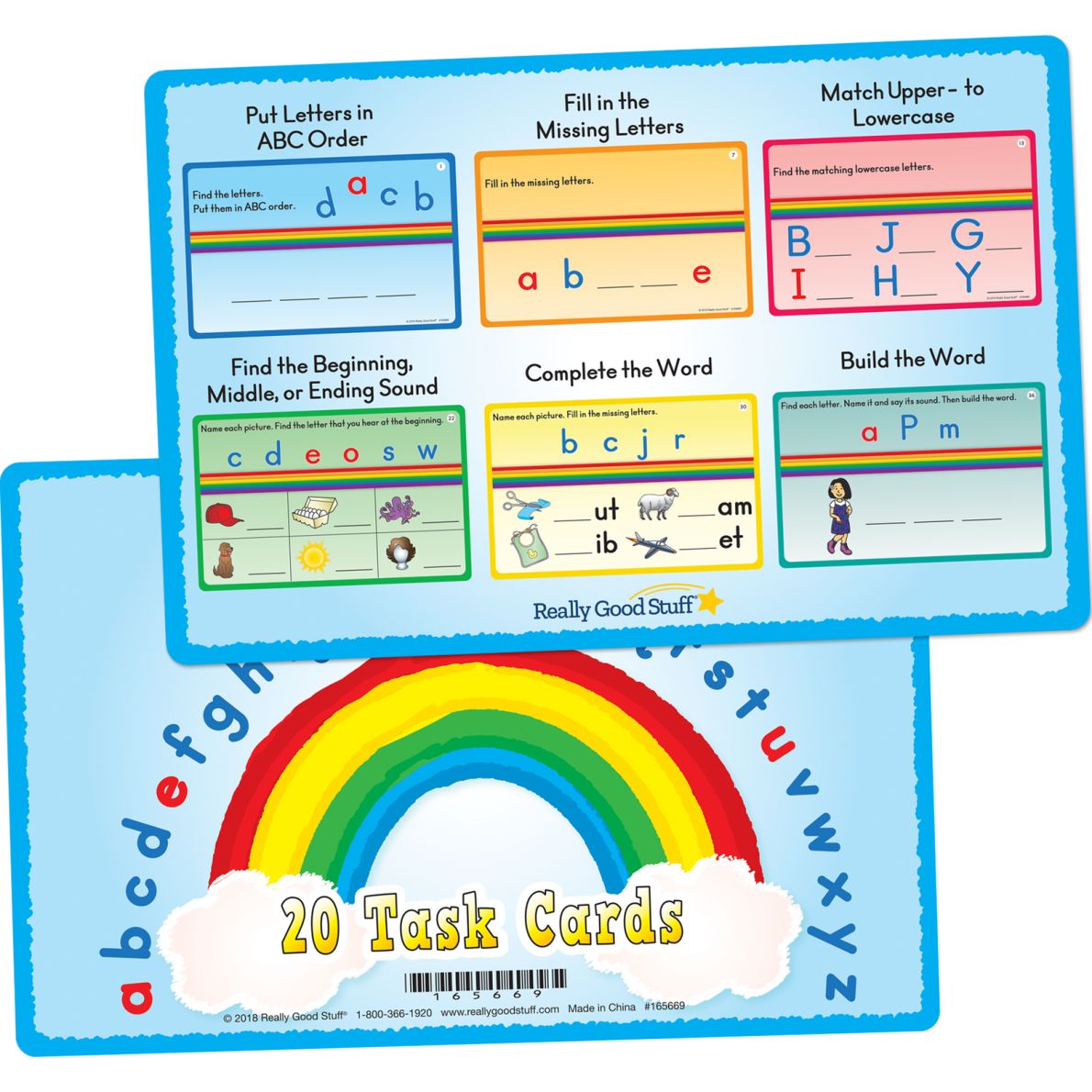 Alphabet Arc Task Cards - 20 task cards