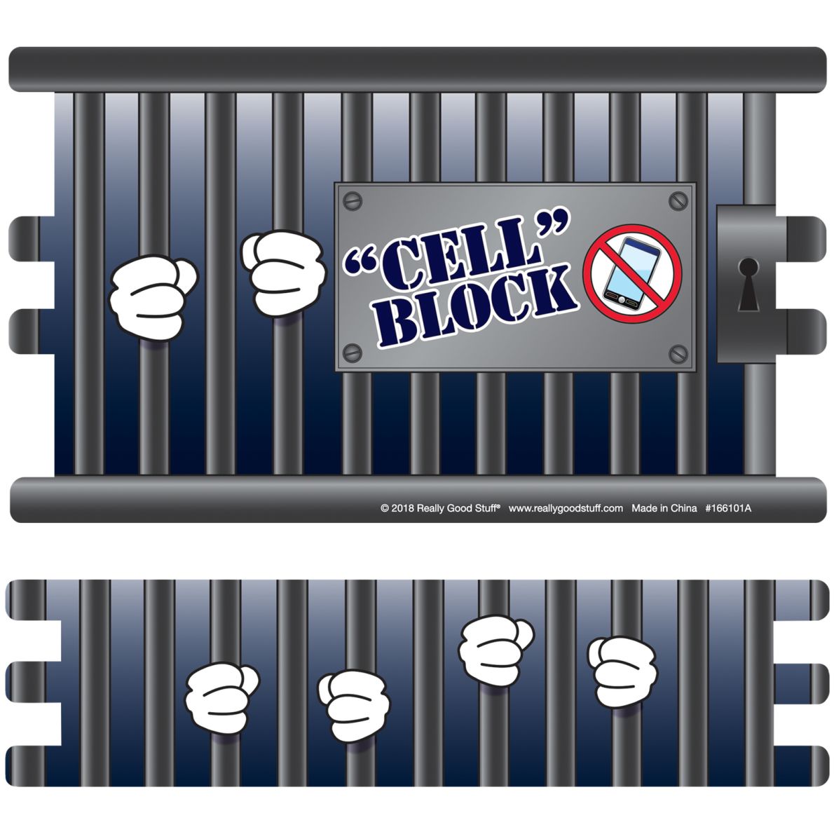 Cell Phone Jail - 1 basket, 4 panels