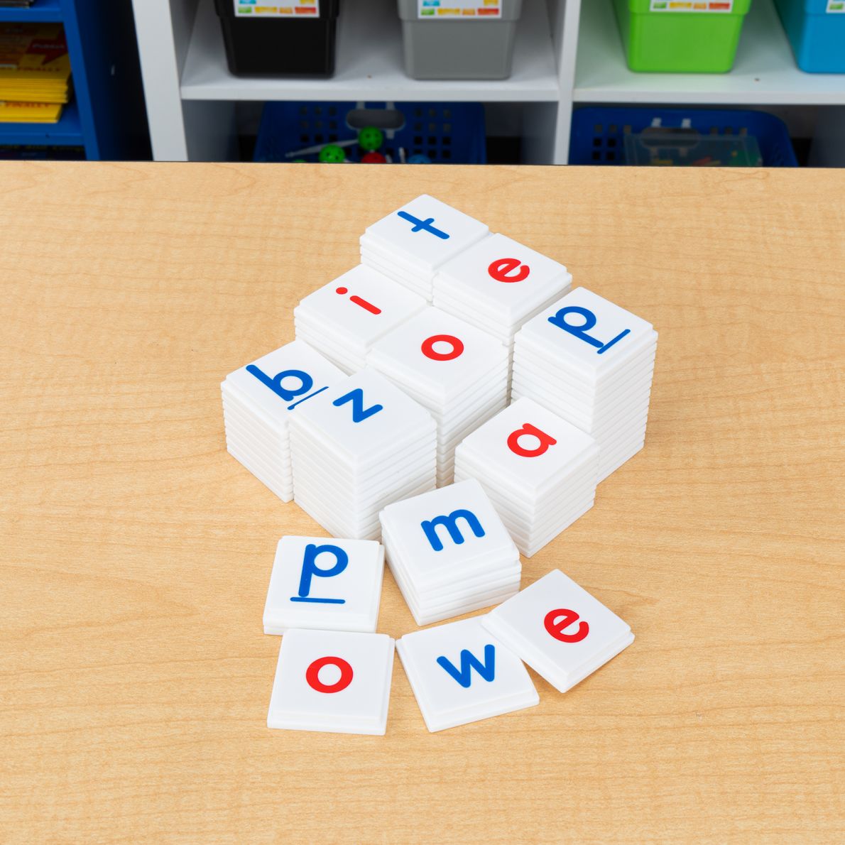 Really Good Stuff® CVC Stacking Tiles Game - 1 game