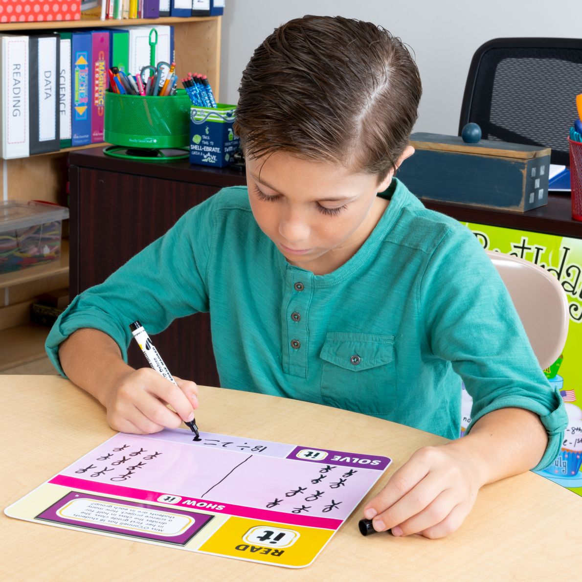 Magnetic Read, Show And Solve Math Boards With Multiplication And ...