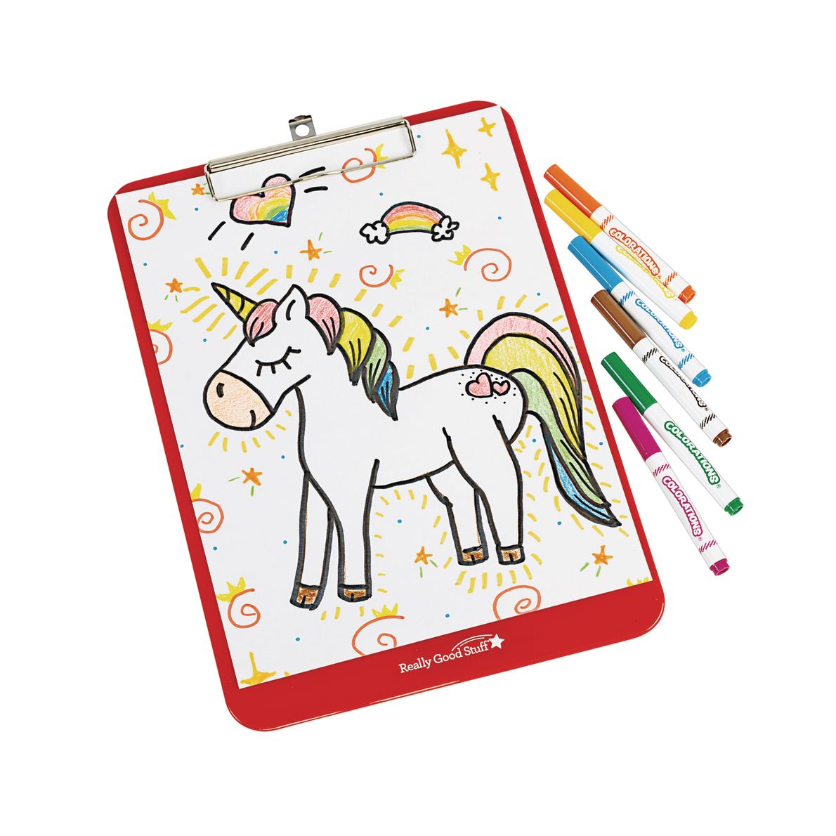 Clipboard Stand With 12 Grouping Clipboards - 1 stand, 12 clipboards