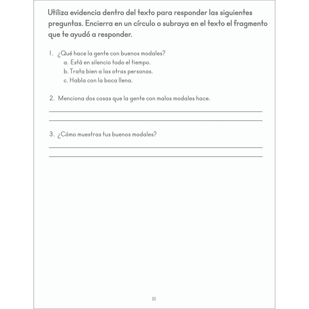 Activities For Spanish Reading Comprehension Journals (Actividades de ...