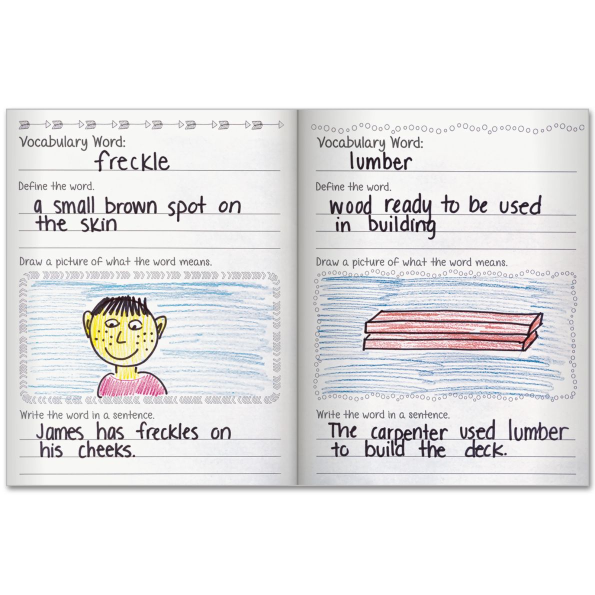 Vocabulary Journals - Primary - 12 journals