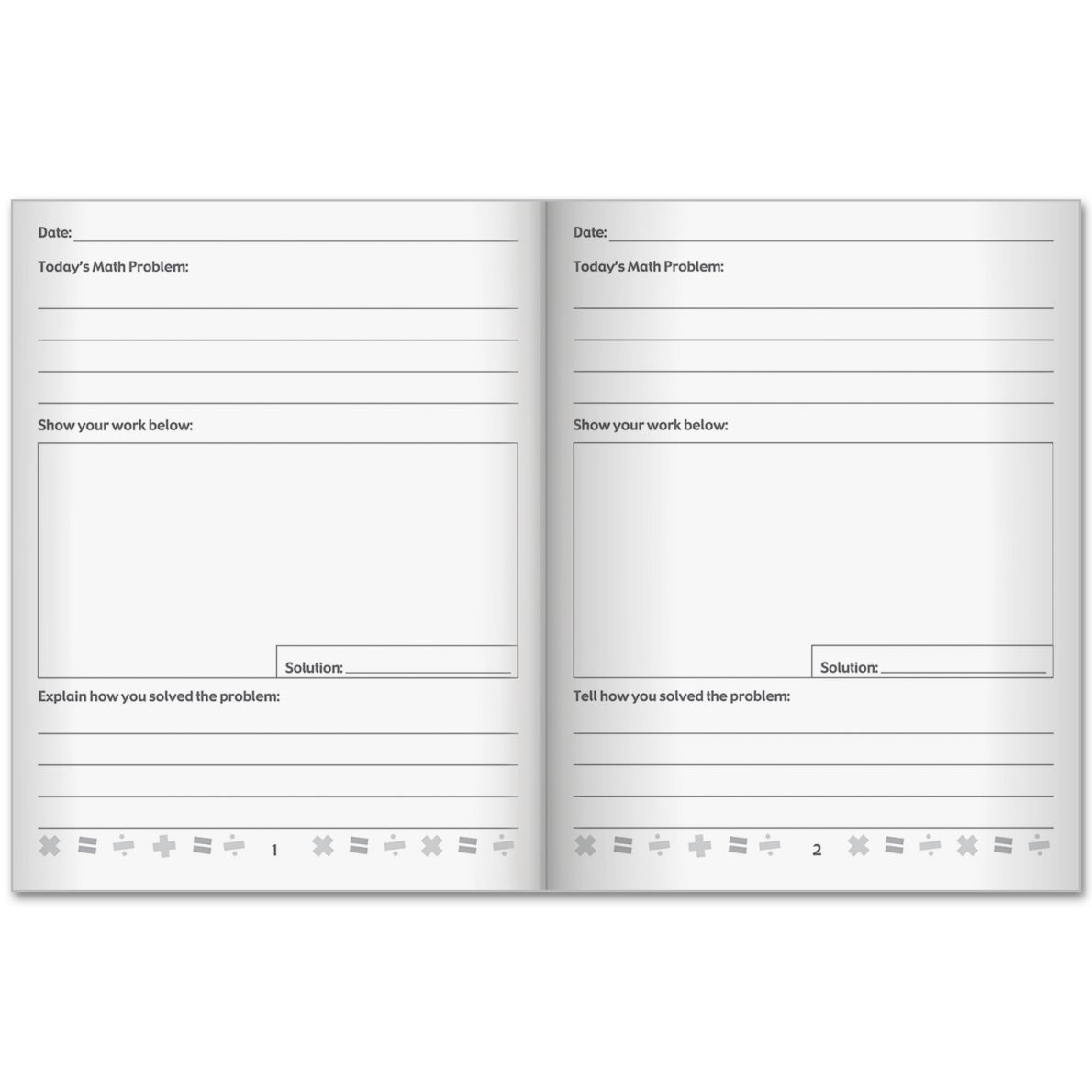 Explain Your Thinking Math Journals – Intermediate - 12 journals