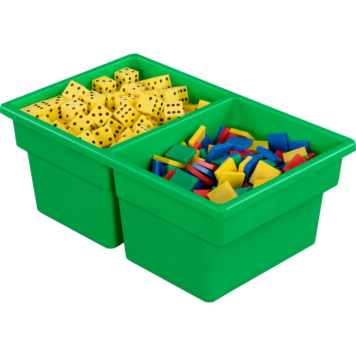 Two-Compartment All-Purpose Bin Single - 1 bin
