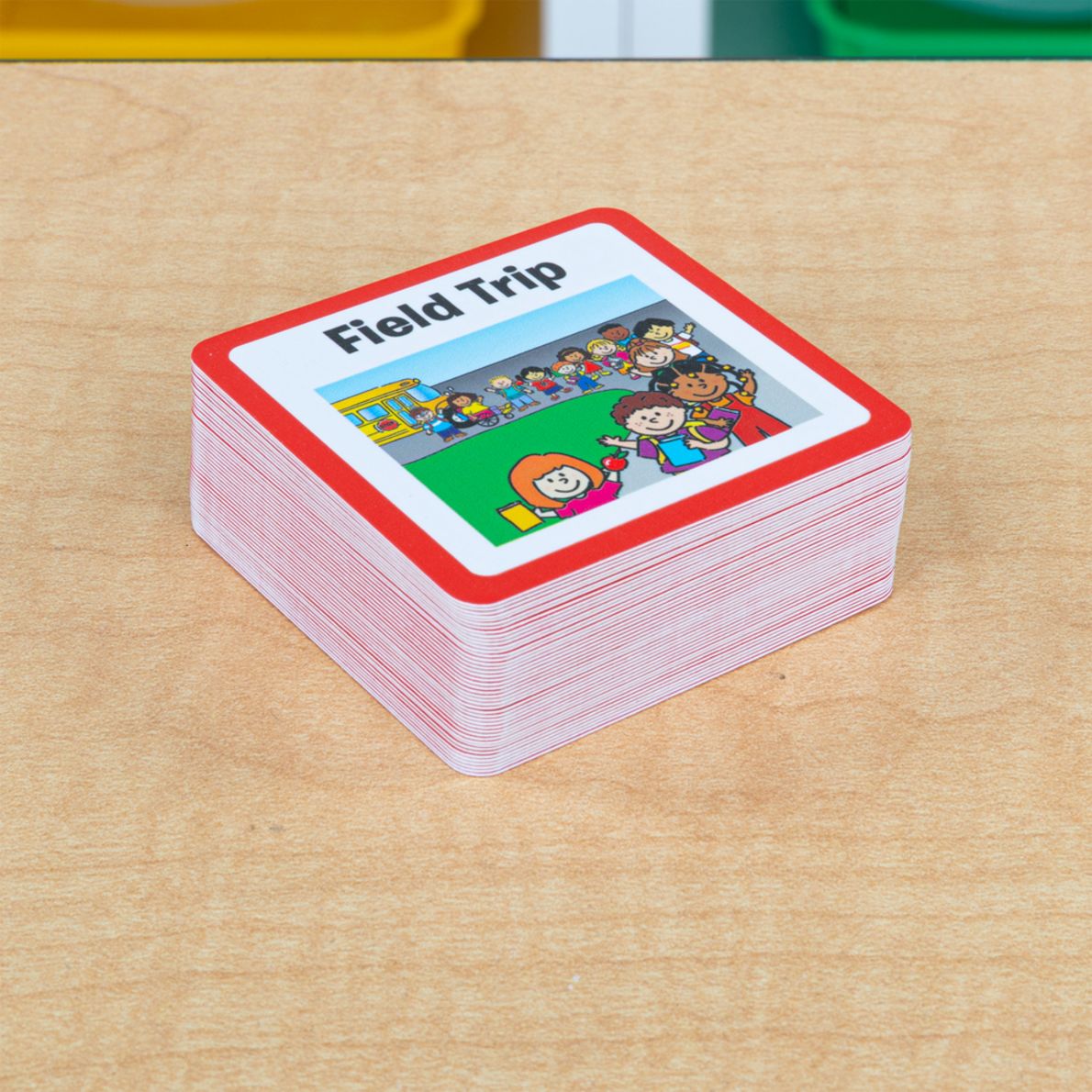 Really Good Stuff® Individual Student Visual Schedule - 1 holder, 55 cards