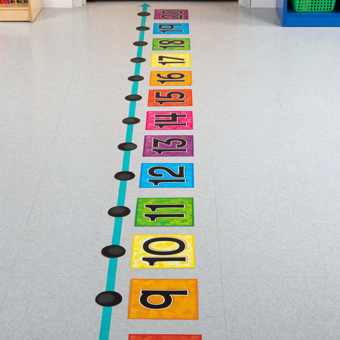 EZ Stick Jumbo Number Line - 66 pieces