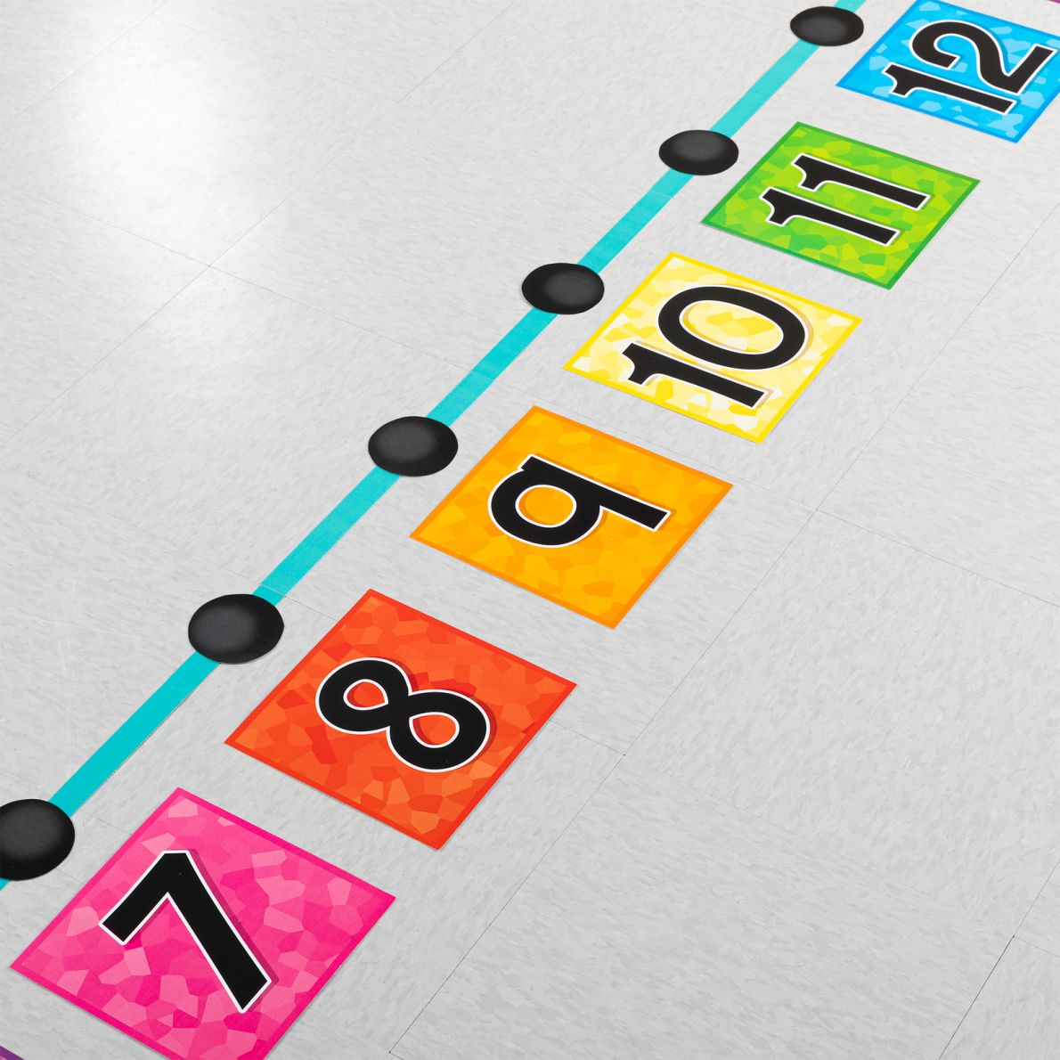 EZ Stick Jumbo Number Line - 66 pieces