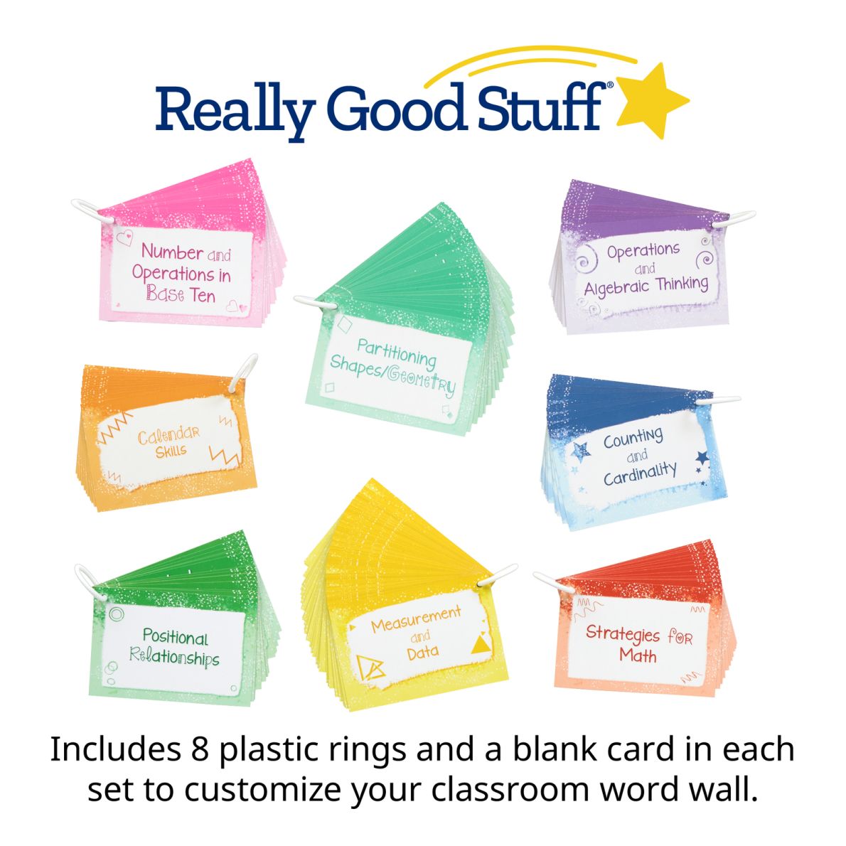 Really Good Stuff® Math Vocabulary Word Wall Primary