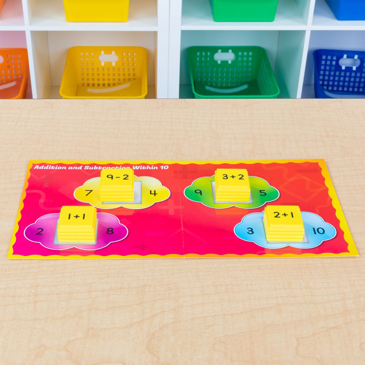 Addition And Subtraction Basic Facts Stacking Tiles Game - 1 game