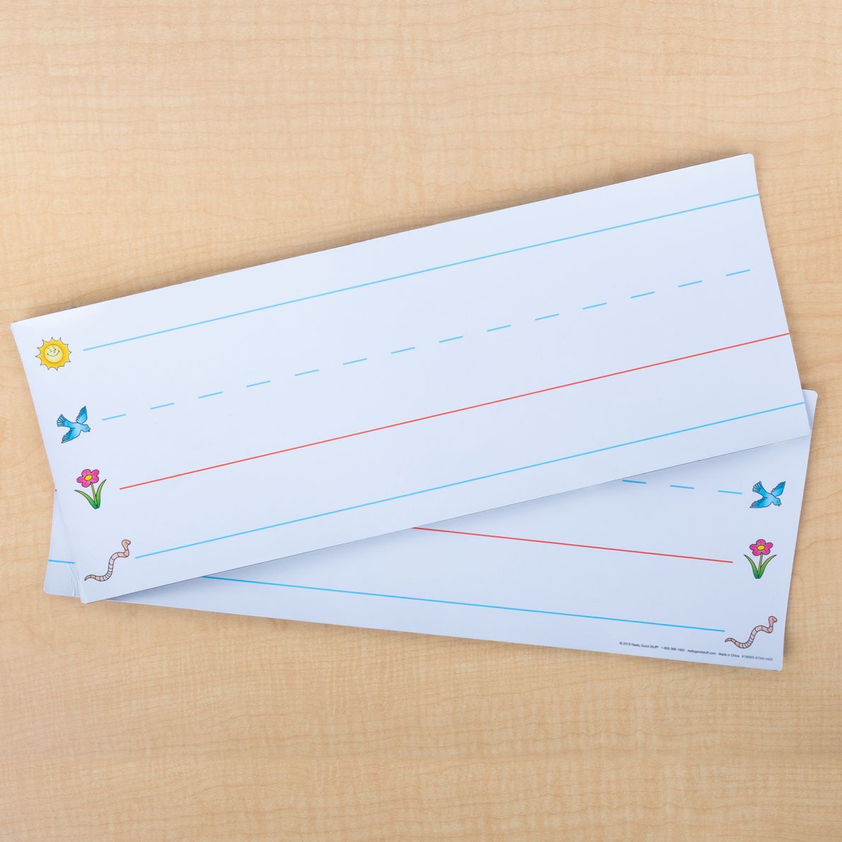 Really Good Stuff® Jumbo Dry Erase Magnetic Writing Strips - 2 magnetic ...